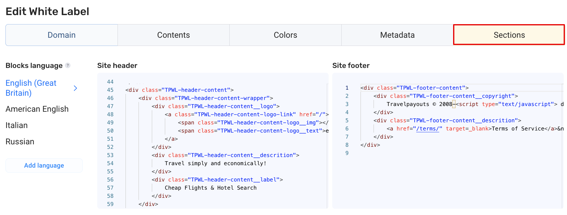 How to add a logo image in the header – Travelpayouts Help Center