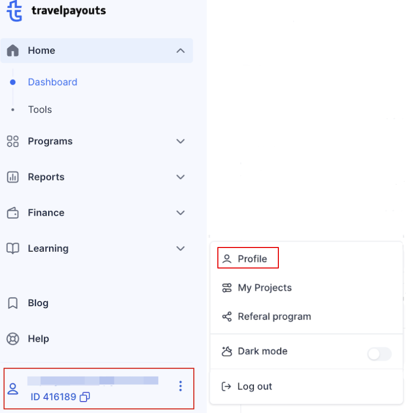 How to edit your Travelpayouts account settings – Travelpayouts Help Center