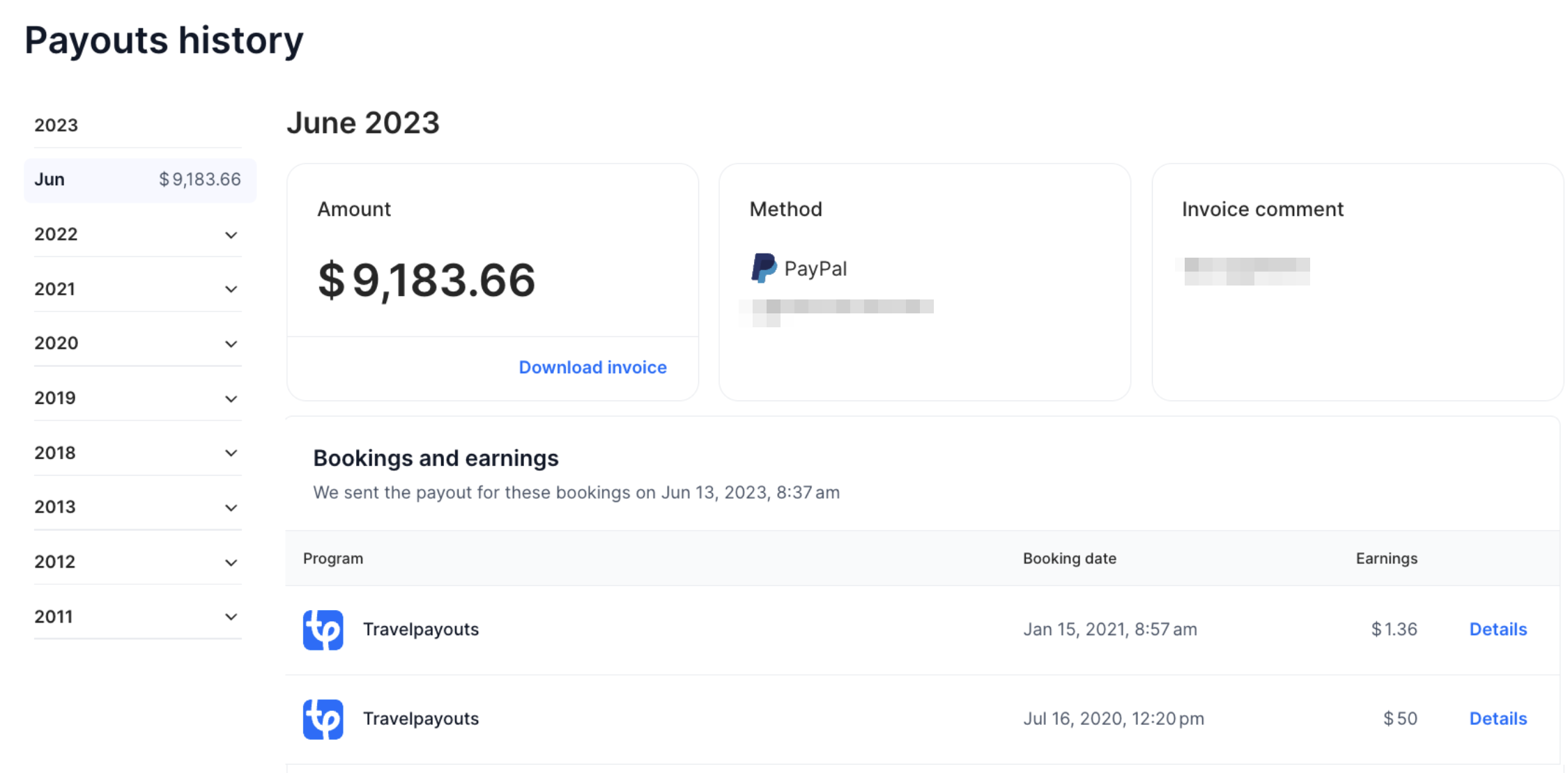 Finance section explained – Travelpayouts Help Center